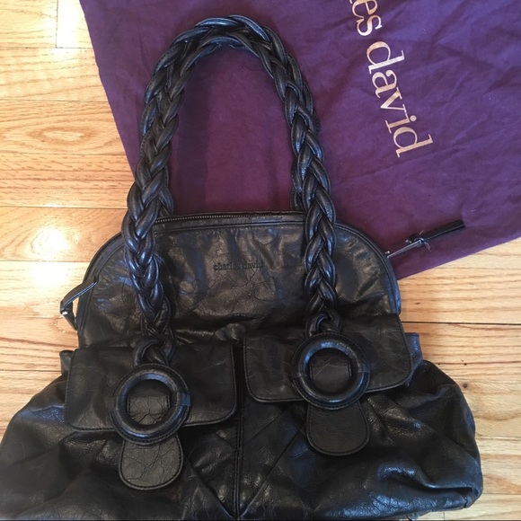 Charles David | Bags | Charles David Black Leather Handbag | Poshmark